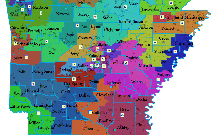 State legislative redistricting maps implemented after the 2010 Census ...