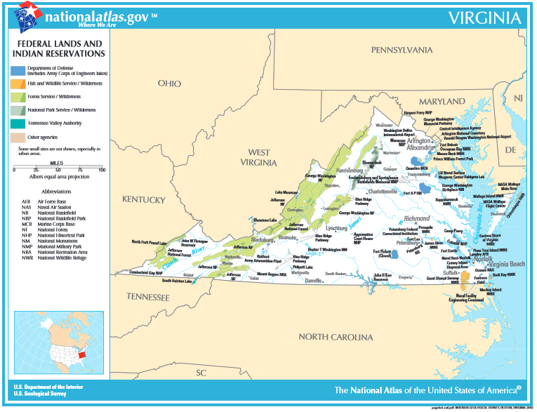 Federal land policy in Virginia - Ballotpedia