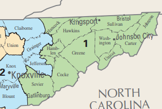 Tennessee's 1st Congressional District - Ballotpedia