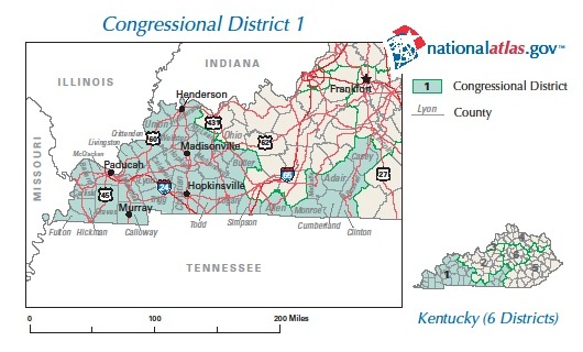 Kentucky's 1st Congressional District - Ballotpedia
