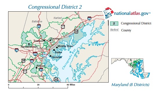 Marylands 2nd Congressional District Ballotpedia