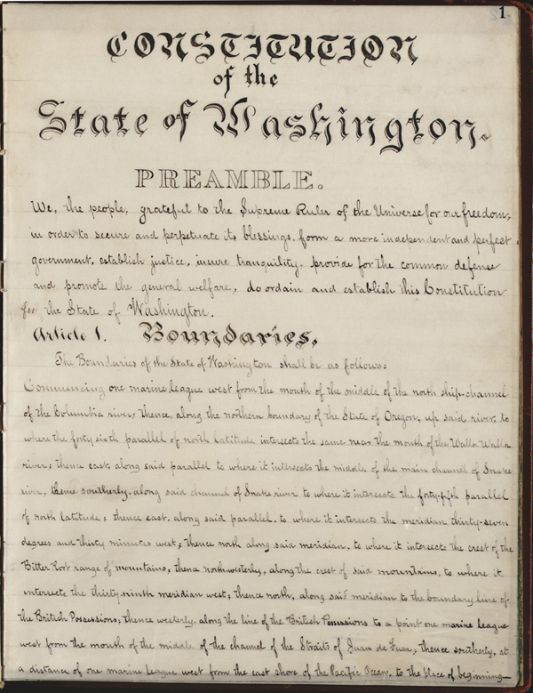 Washington Constitution - Ballotpedia