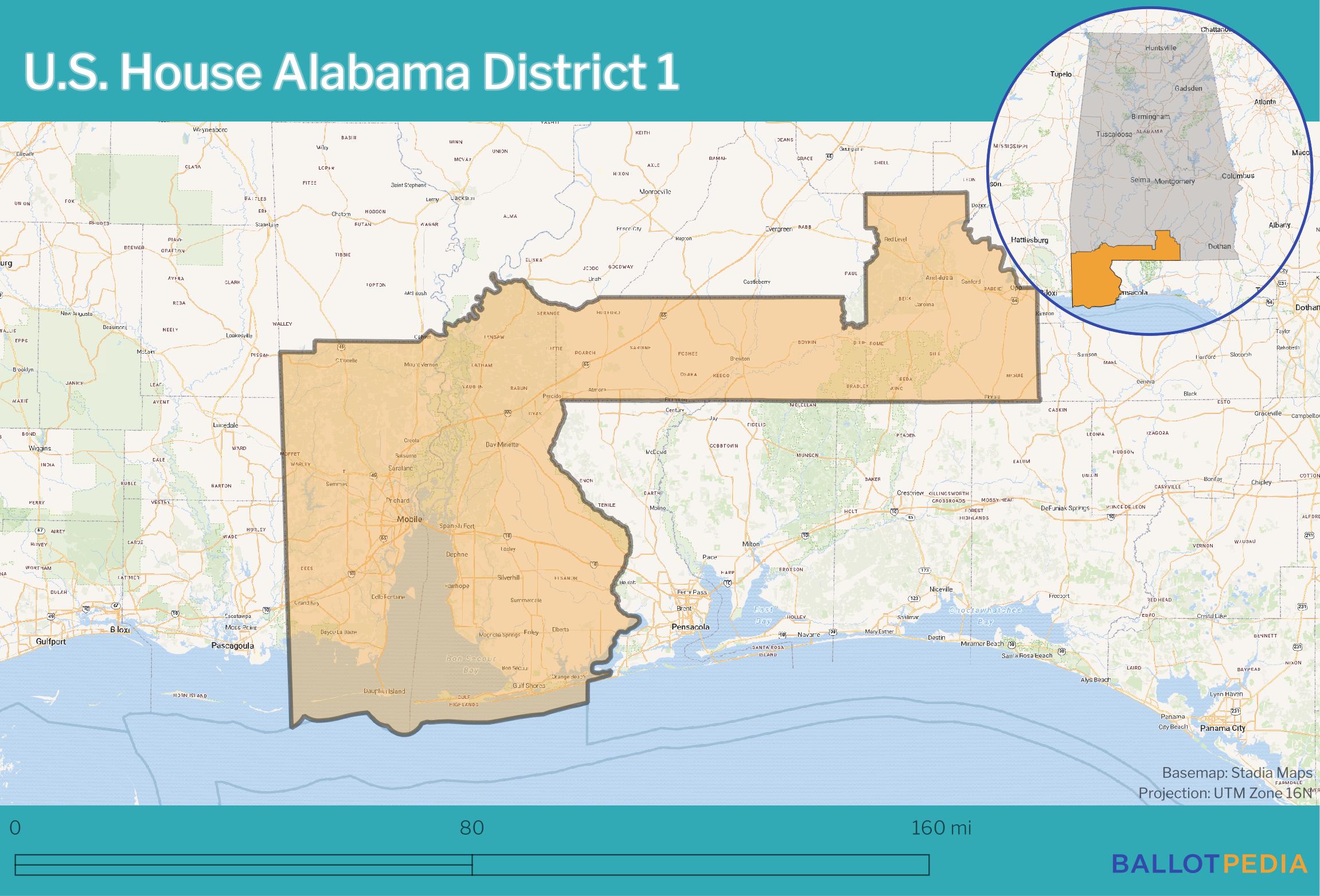 Alabama's 1st Congressional District election, 2026 - Ballotpedia