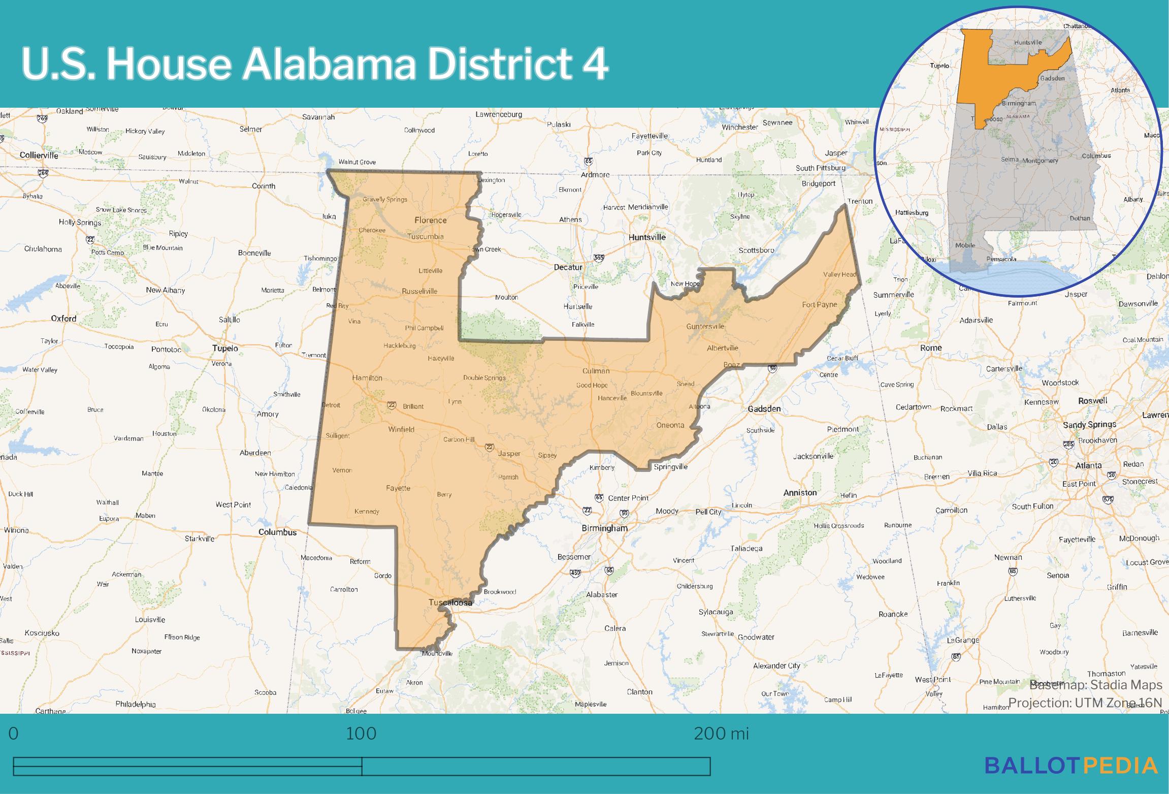 Alabama's 4th Congressional District election, 2026 - Ballotpedia