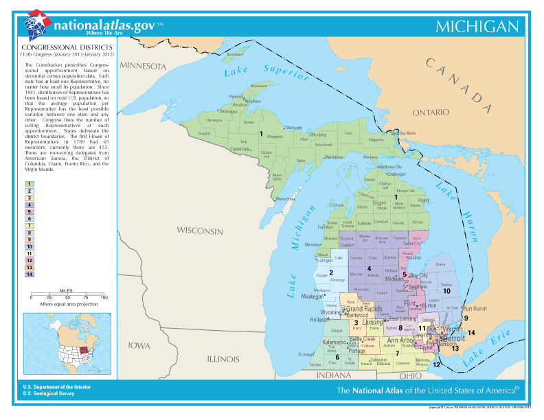 12 Congressional District Michigan Map - Map