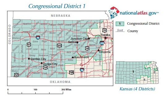 Kansas' 1st Congressional District - Ballotpedia