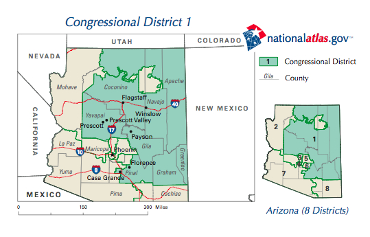 Arizona's 1st Congressional District - Ballotpedia